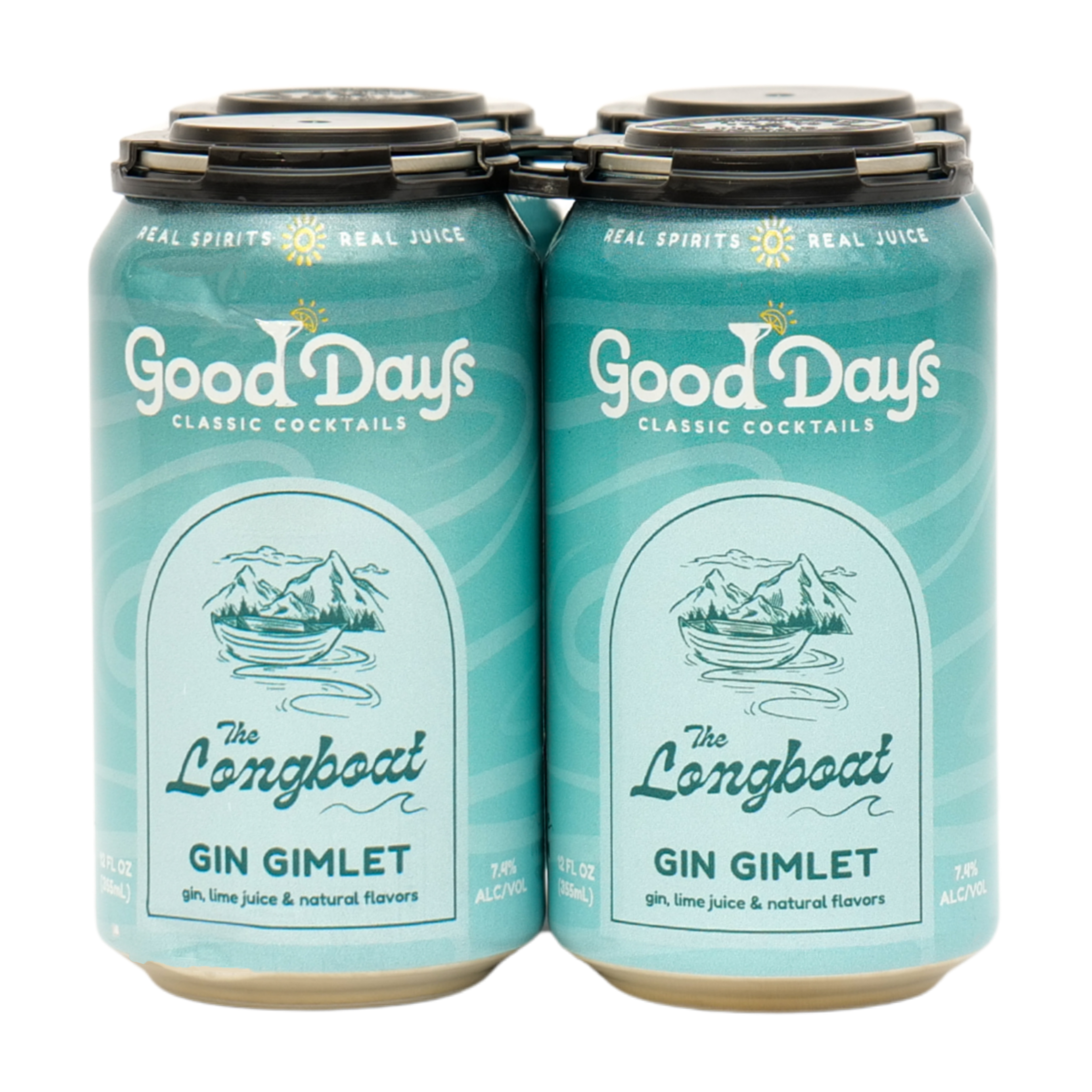 Gin Gimlet (The Longboat) - 4 Pack – GoodDays